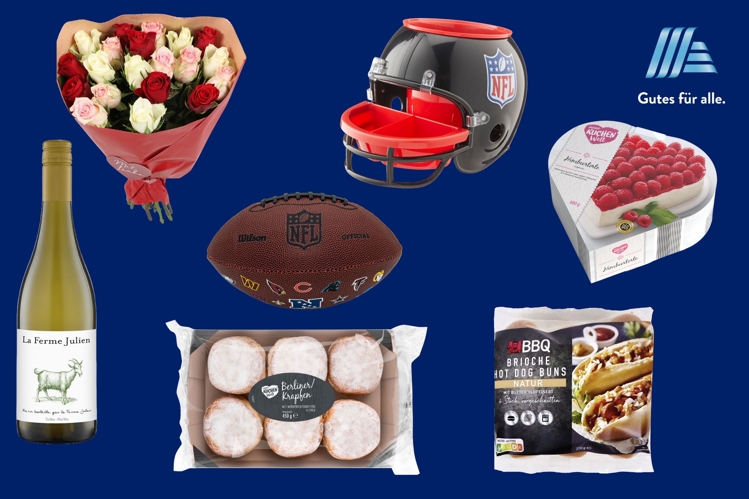 Superbowl, Karneval, Valentinstag: ALDI SÜD feiert die Produkthighlights zum Jahresbeginn