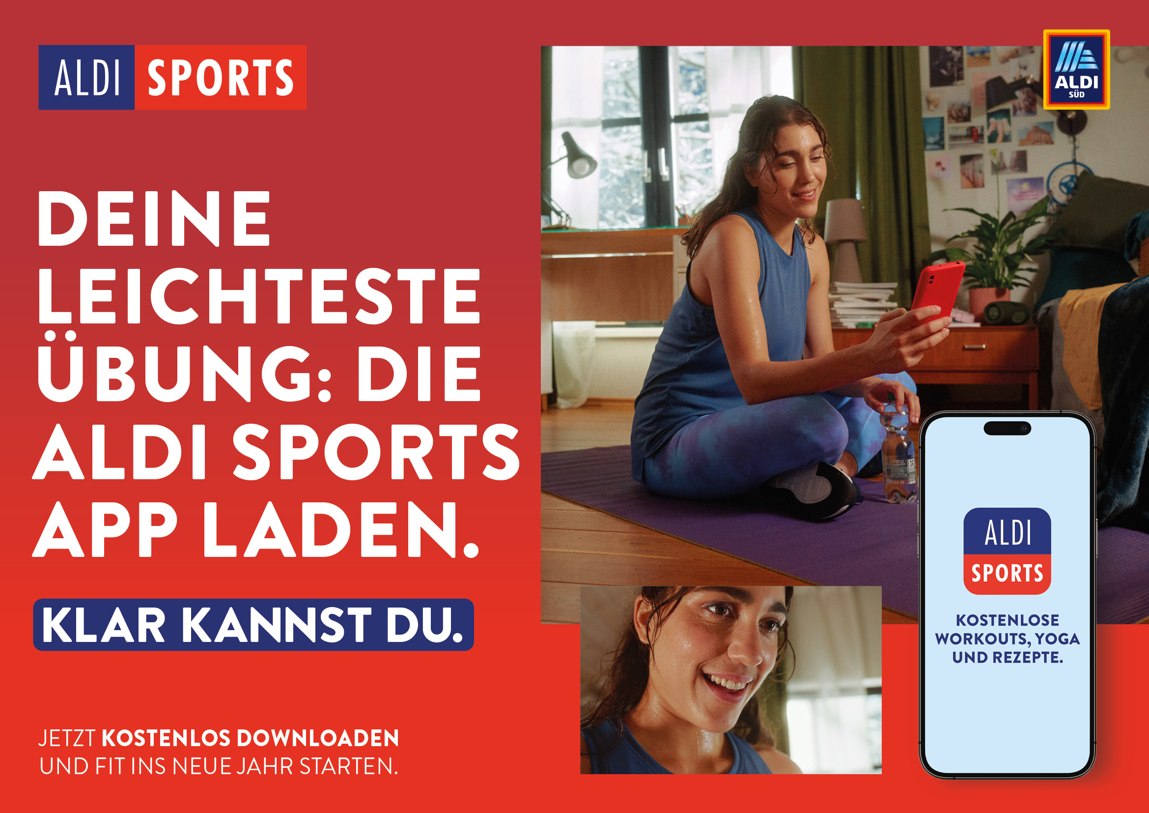 „Klar kannst du” - ALDI SPORTS launcht Digital-Kampagne